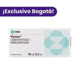 Hyzaar 50 + 12.5 Mg Caja X 30 | Audifarma Droguerías