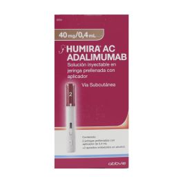 Humira Ac 40mg/0.4ml Caja Con 2 Jeringa Prellenada