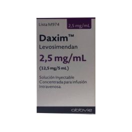 Daxim Levosimendan Solucion Inyectable 2.5 Mg/Ml/5 Ml